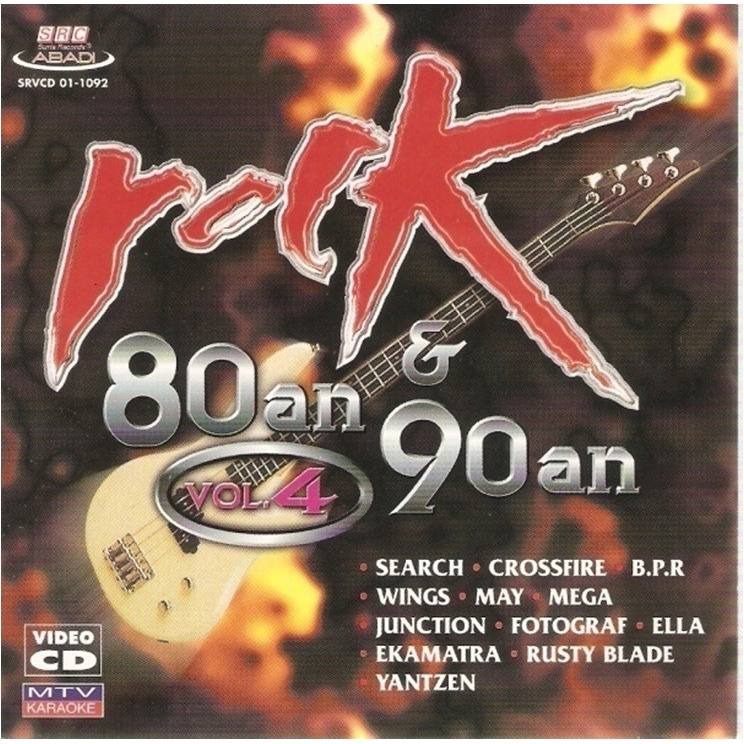 Rock 80an 90an Vol.4 VCD MTV Karaoke Search Crossfire BPR Mega Junction ...
