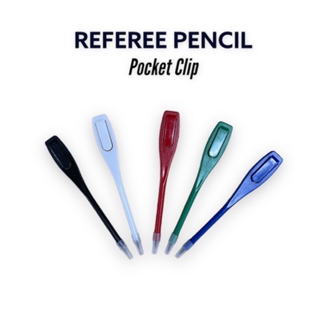 Pencil Referee Record Data Pensil Golf Nota Clip Pocket Poket | Shopee ...