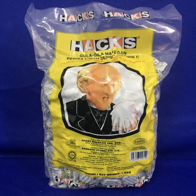 Hacks +-1KG Honey Lemon Flavoured Candy Childhood Snack Jajan Gula ...