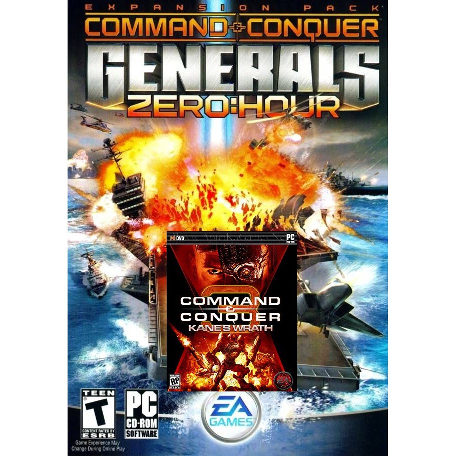(PC GAME) 2 IN 1 Command and Conquer: Generals Zero Hour Command ...