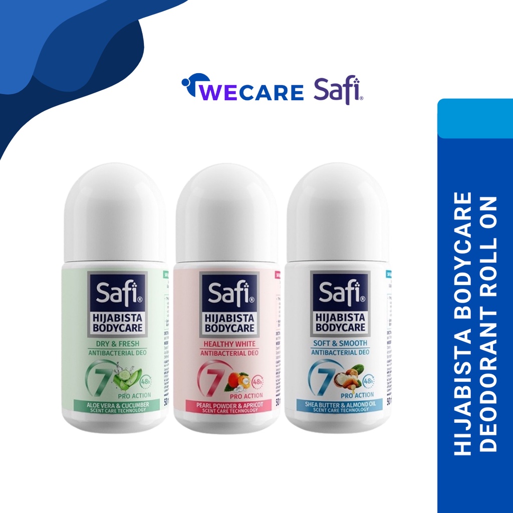 Safi Hijabista Bodycare Deodorant Roll On 7 Pro Action (50ml ...