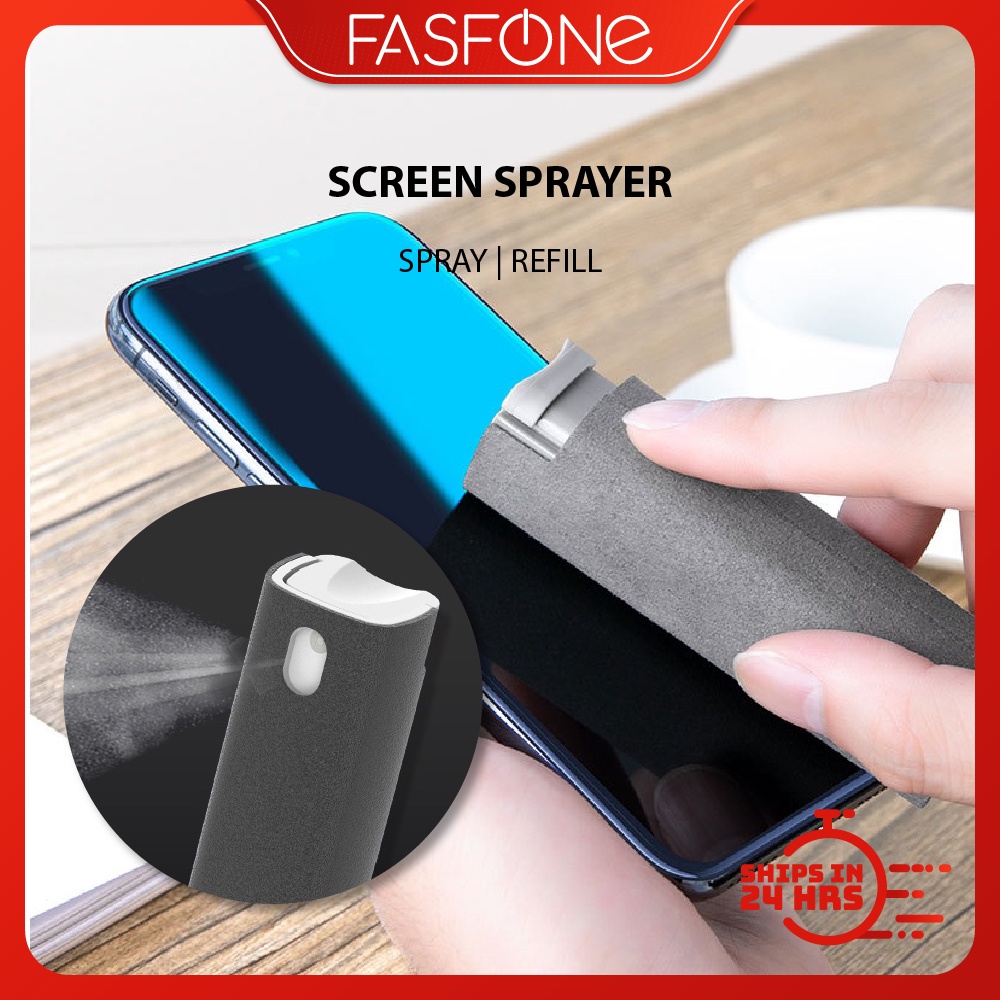 2 in 1 Phone Screen Cleaner l Screen Cleaner Spray l Fluid Dispenser l ...