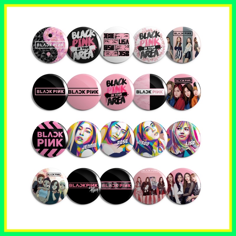 Button Badges (2) Kpop Blackpink | Shopee Malaysia