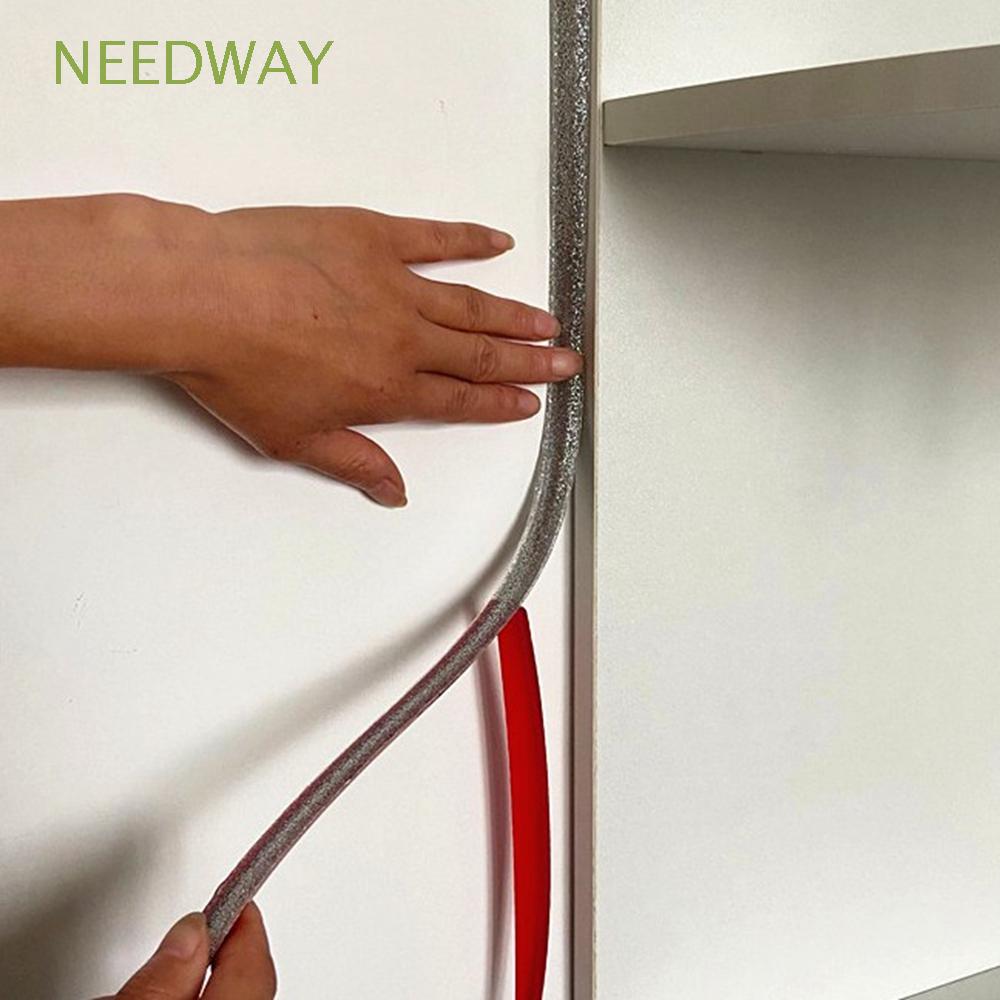 NEEDWAY PVC Wall Trim Line for Tile Edge Caulk Tape Ceiling Decor Self ...