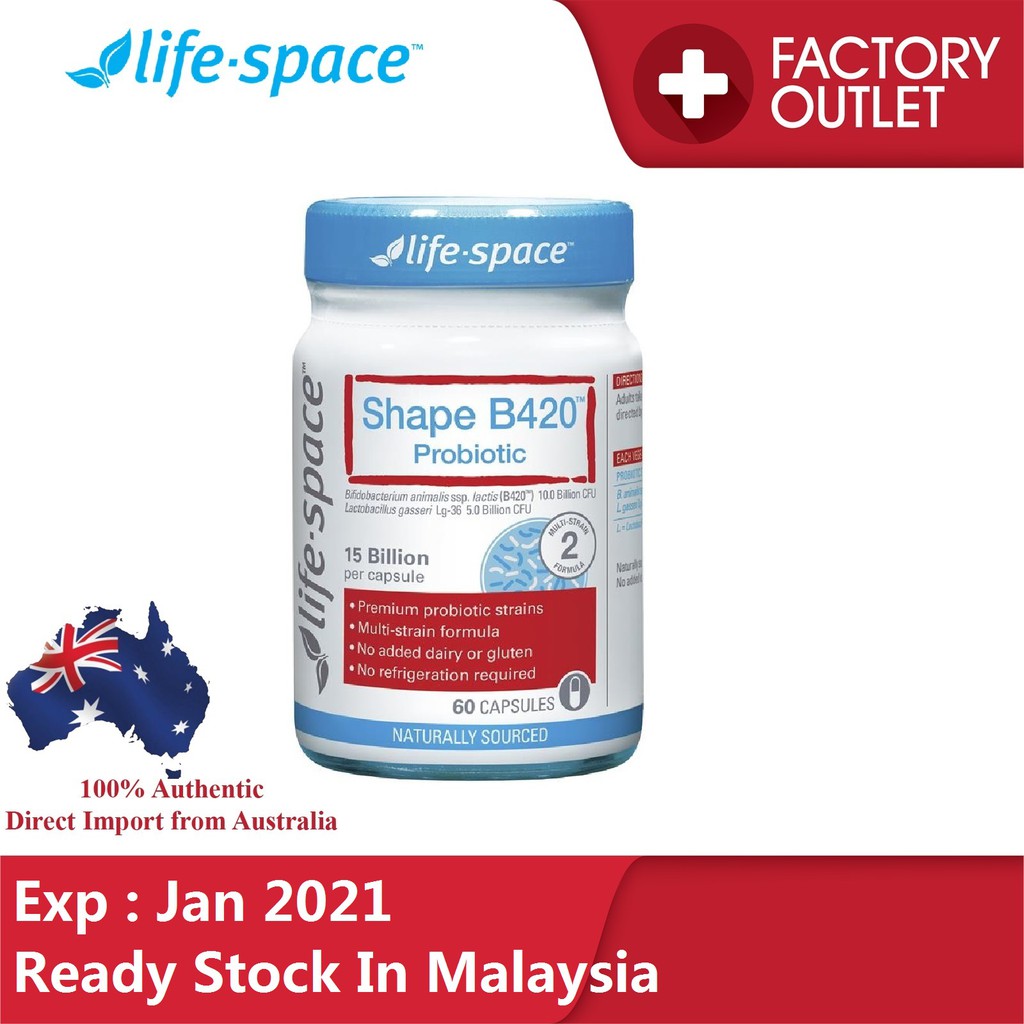 Life Space Shape B420 Probiotic 60 capsules | Shopee Malaysia