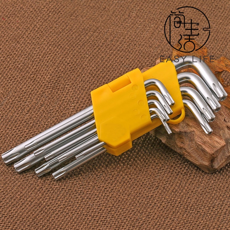 9pcs Torx Star Allen Key Wrench Allen Key Set Bicycle Motorcycle ...