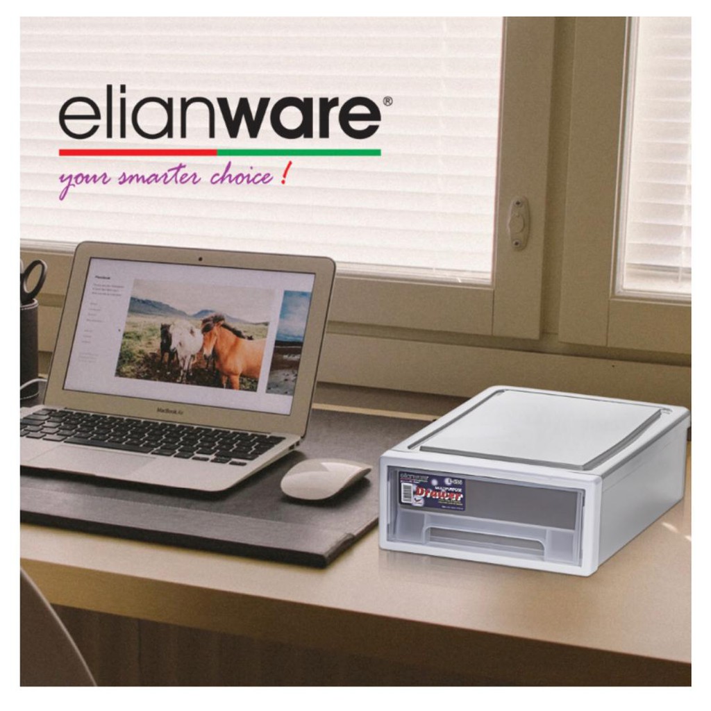 Elianware Elegant Modern Office Drawer 636 Stackable Storage Box ...