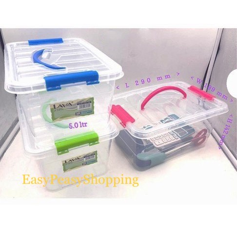 Storage Box 5 Litre /Kotak Simpanan 5 Liter /Container Plastic ...