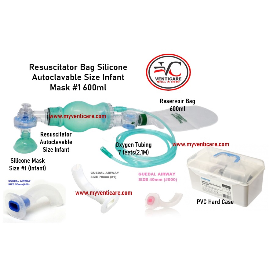 REUSABLESILICONE RESUSCITATOR AMBU BAG (INFANT) | Shopee Malaysia