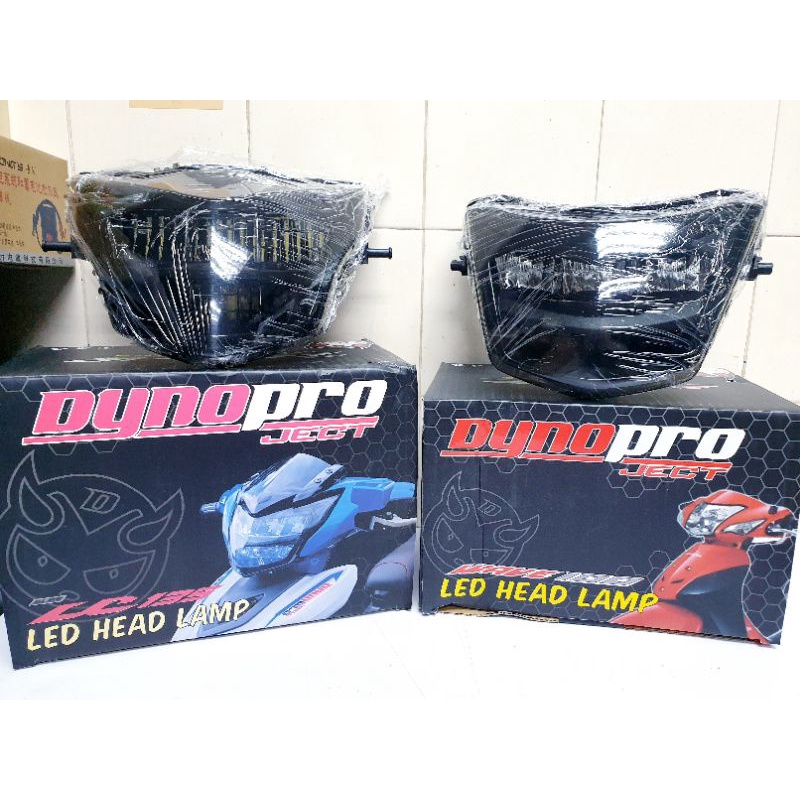 HEAD LAMP LED LC135 V2-V7 W100R DYNO PRO | Shopee Malaysia