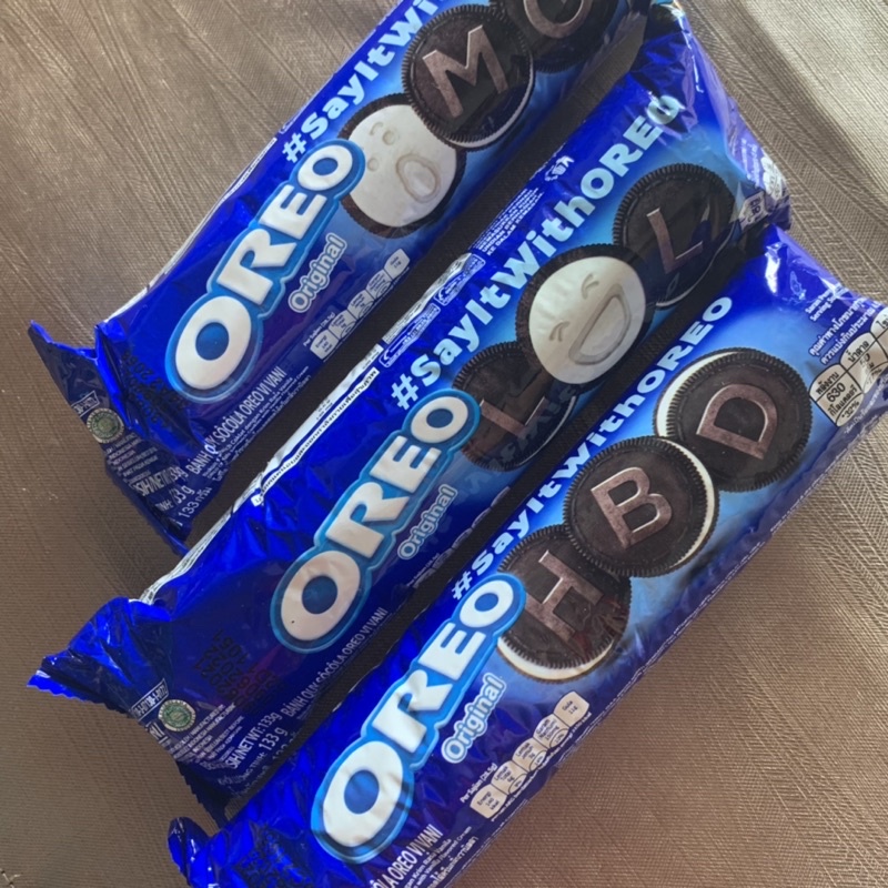 Ready Stock Oreo Original Cookies Biscuits Breakfast Milk Sandwiches ...