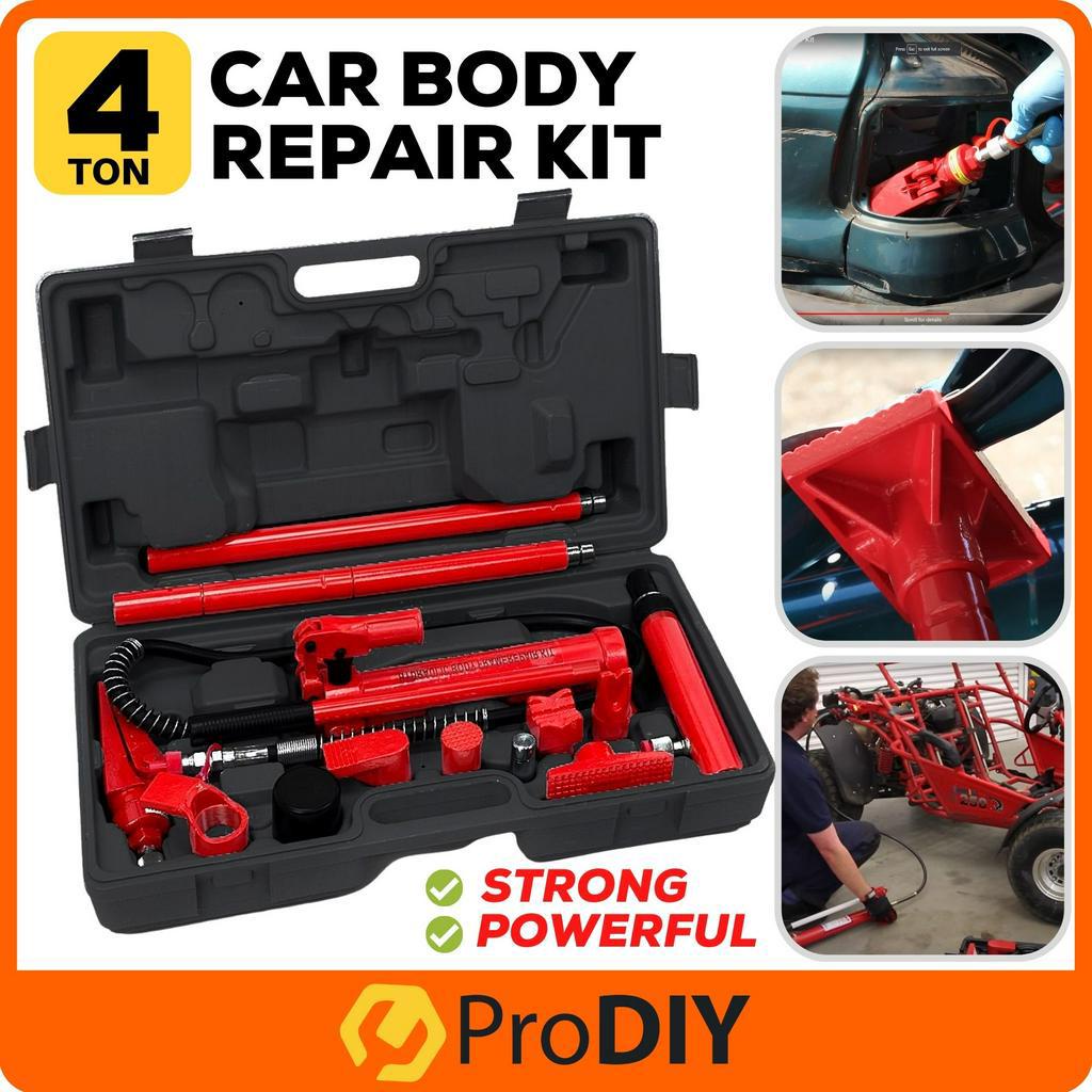 1 Set 4 Ton Car Body Repair Kit Jack Kit Power Jack Body Power Repair ...