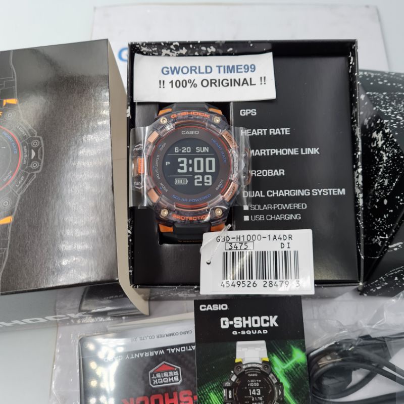 G-SHOCK ORIGINAL GBD-H1000-1A4DR/GBD-H1000-1A4/GBDH1000/GBD H1000 G ...