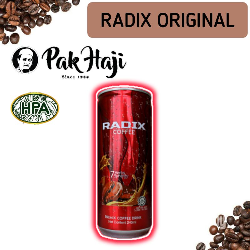 RADIX ORIGINAL CAN HPA X1 | Shopee Malaysia