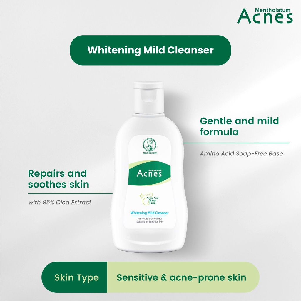 MENTHOLATUM Acnes Clear & Whitening | Deep Clean & Pore Refining ...