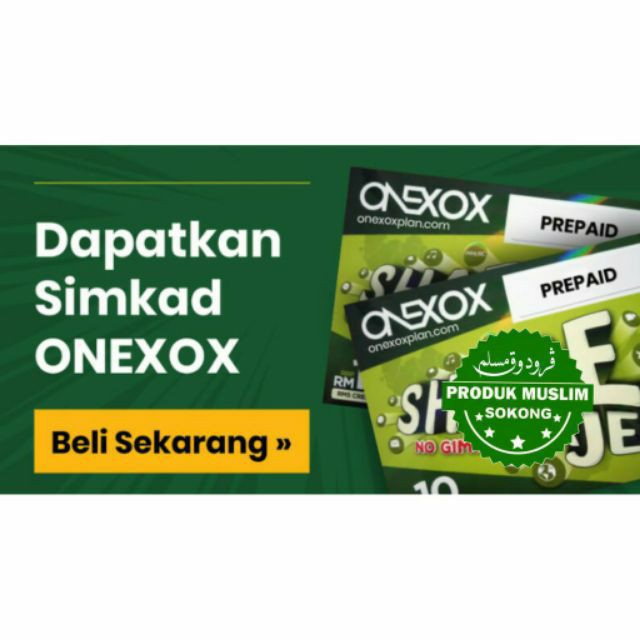 Onexox Prepaid Simkad 28 Bulan XOX simcard Prepaid 28 Month Onexox ...
