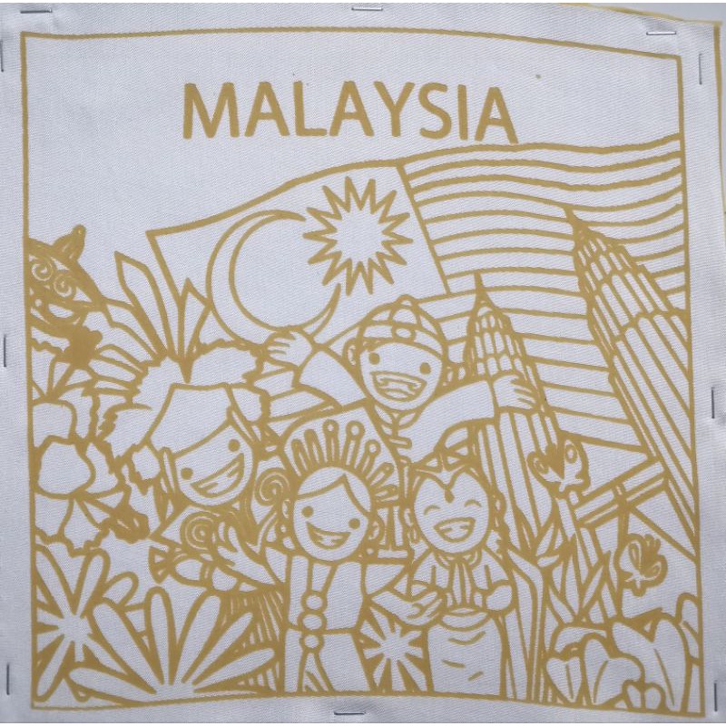 BATIK MALAYSIA MERDEKA BERSAMA BINGKAI KERTAS | Shopee Malaysia