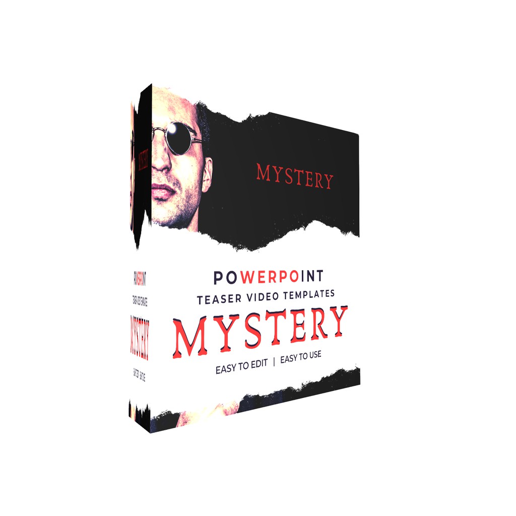 POWERPOINT TEASER MYSTERY SLIDE TEMPLATES | FULLY EDITABLE | Shopee ...