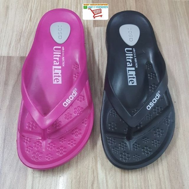 Asadi LS-1328 Ladies Slipper | Selipar Ringan Kalis Air Perempuan ...