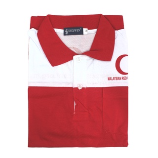 T-Shirt PBSM Bulan Sabit Merah Berkolar Lengan Pendek / PBSM Uniform ...