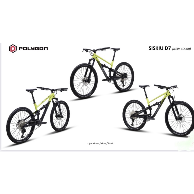 2022 POLYGON SISKIU D7 MTB Full-Suspension | Shopee Malaysia