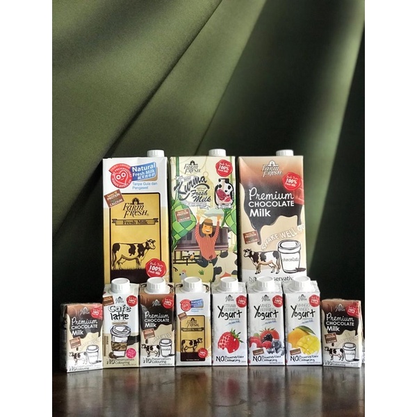 FARM FRESH Naturally Tasty Almond Original SOY MILK SUSU SOYA SEGAR ...