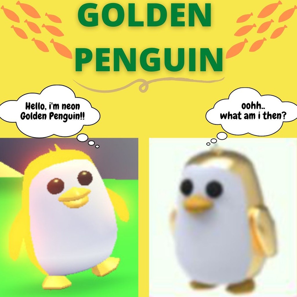 Adopt Me Golden Penguin Neon! Legendary! Golden Egg! | Shopee Malaysia Adopt Me Golden Penguin Neon! Legendary! Golden Egg! | Shopee Malaysia