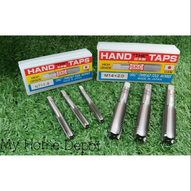 SKC Hand Taps Set 3pcs M3 - M14 / Thread Tool Works ( MADE IN JAPAN ...