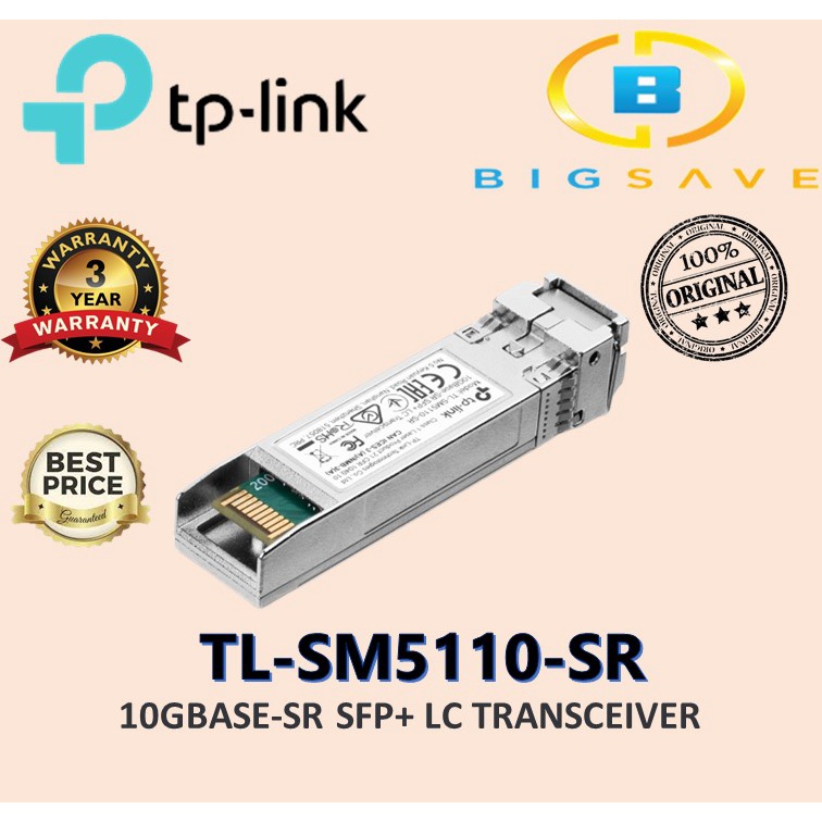 TP-LINK TL-SM5110-SR 10GBASE-SR SFP+ LC TRANSCEIVER | Shopee Malaysia