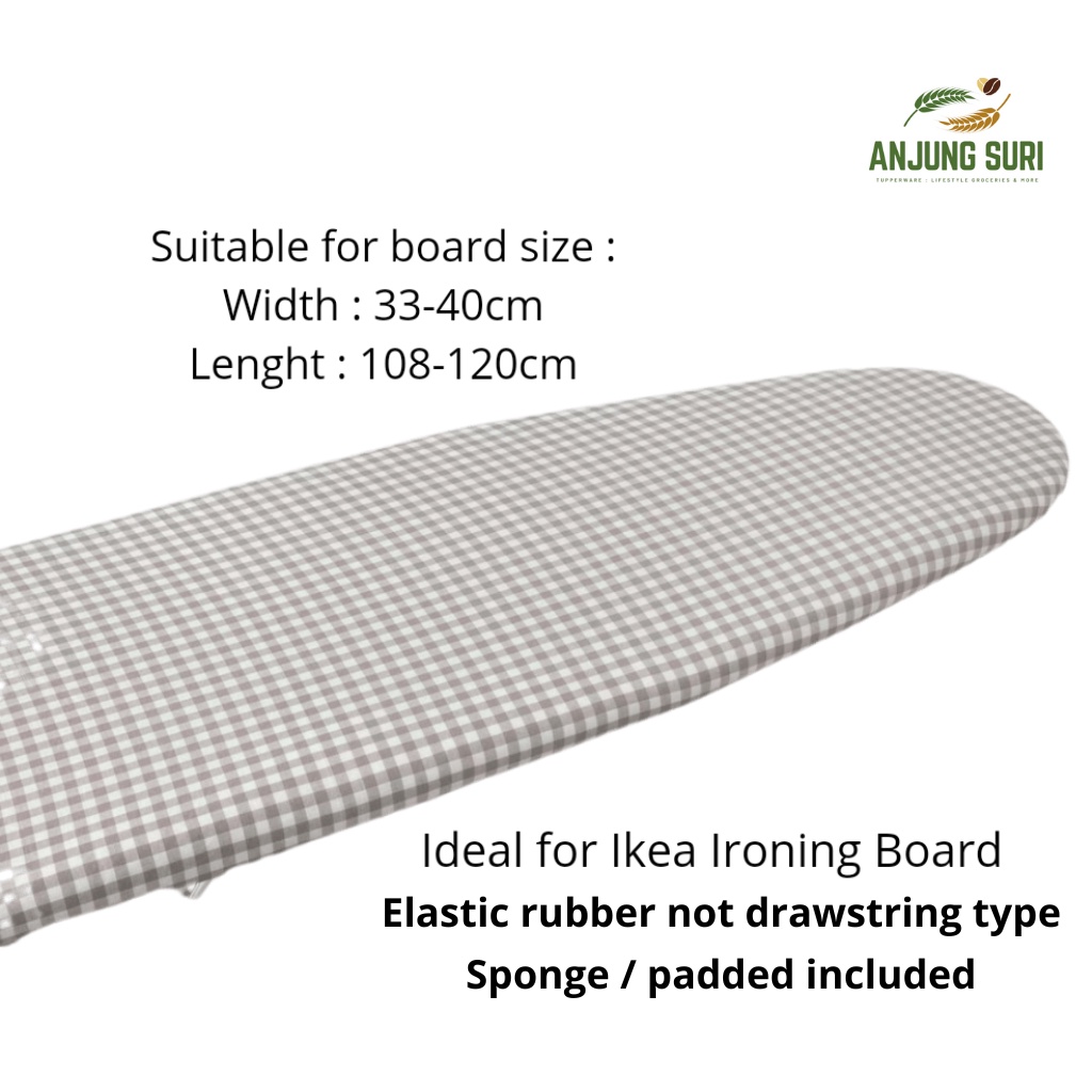Universal Silver Coated Padded Ironing Board Cover Heat Reflective ...