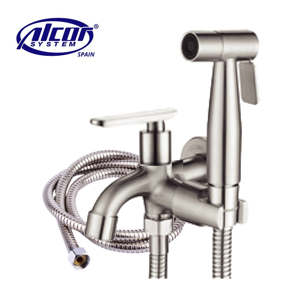 Alcor System SUS304 Stainless Steel Hand Spray Set With Two Way Tap ...
