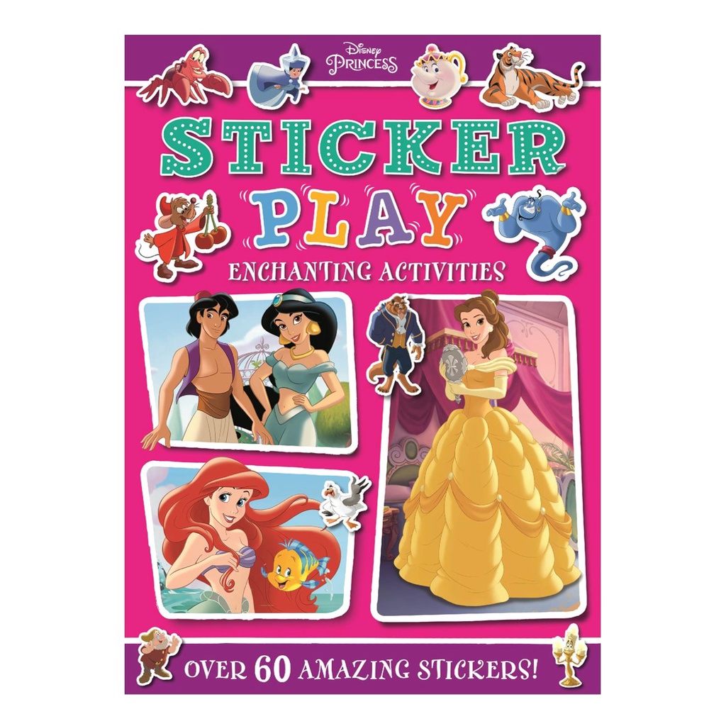 Disney Princess Sticker Play Activity Book With 60 Stickers ...