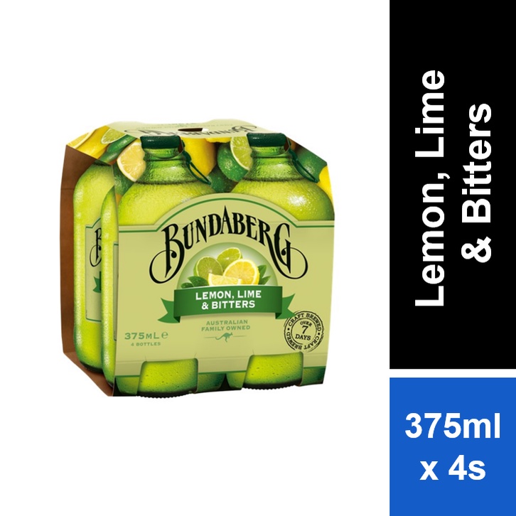 Bundaberg Lemon Lime & Bitter 375ml x 4s | Shopee Malaysia