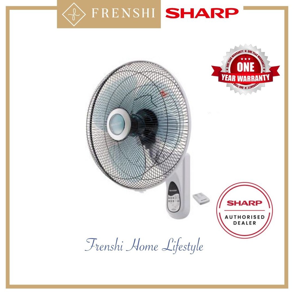 Sharp Wall Fan With Remote Control - PJW16RGY ( Frenshi ) | Shopee Malaysia