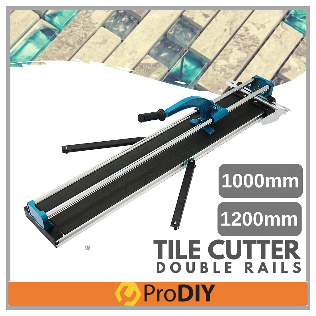 L-05 1000mm 1200mm Manual Double Rail Tile Cutter Pemotong Jubin ...