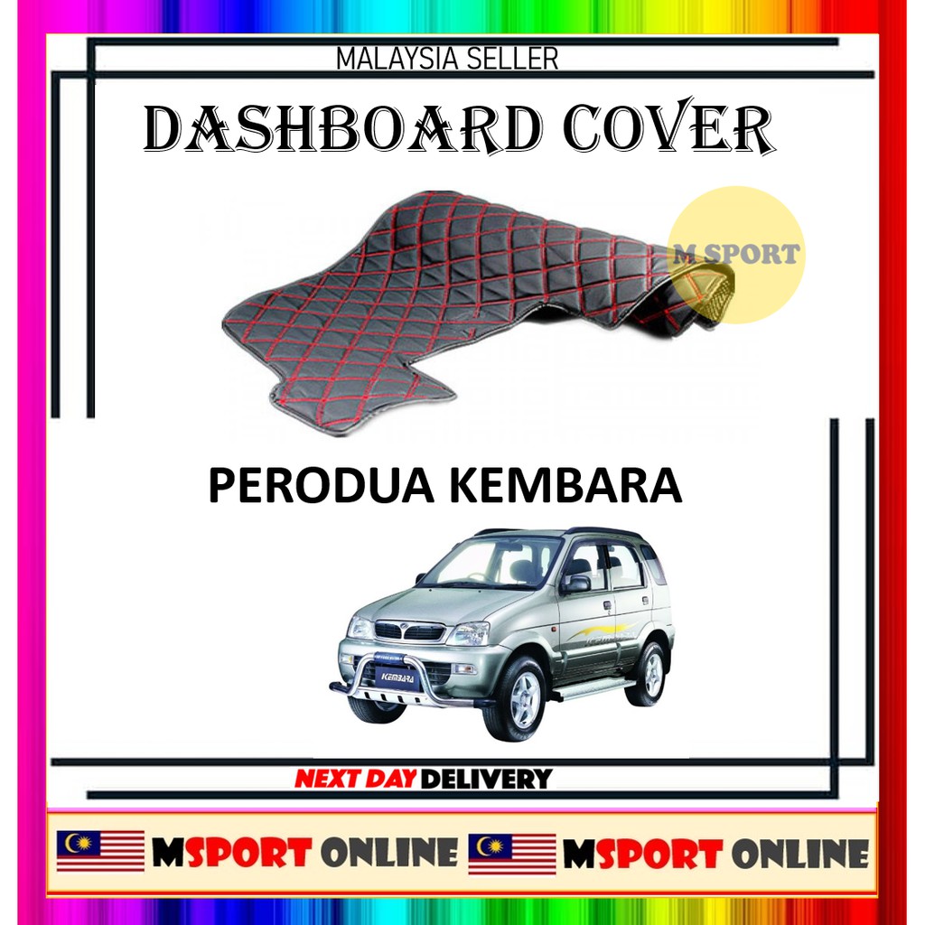 PERODUA KEMBARA DAD GARSON VIP Custom Made Non Slip Dashboard Cover Mat ...