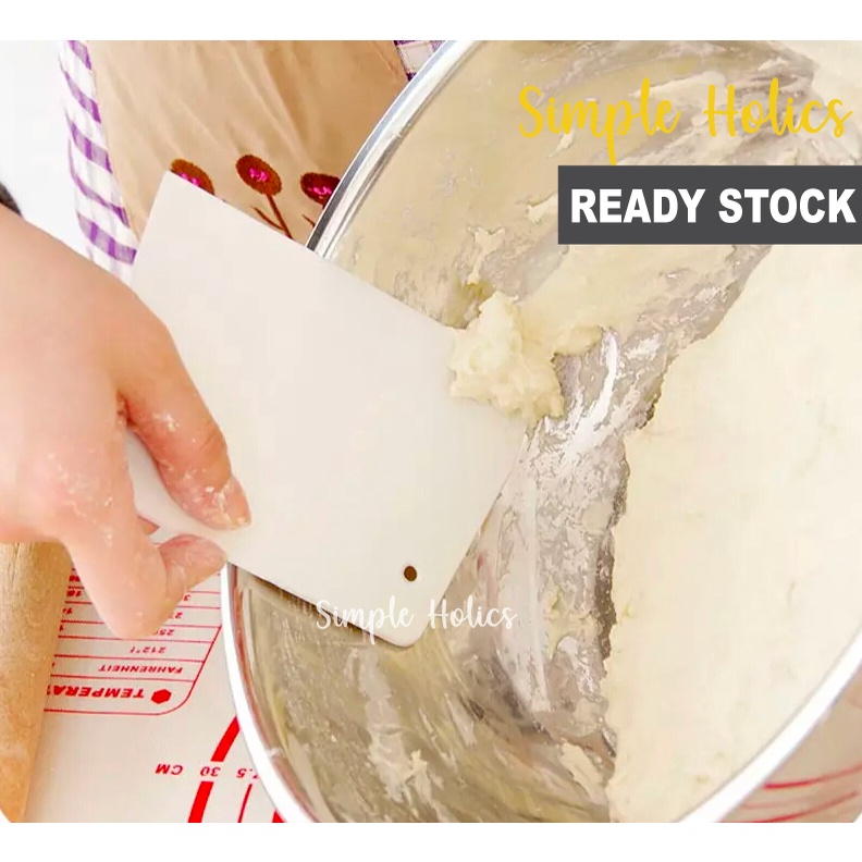 (READY STOCK) Large Size Scraper Dough Scraper Pastry Cutter Plastic ...