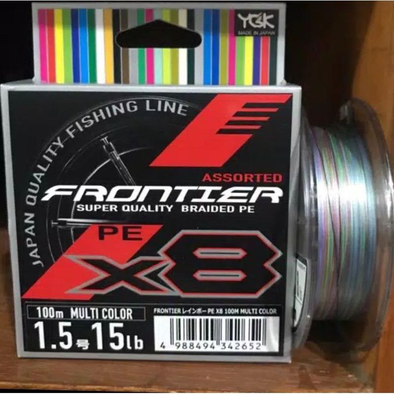 Pe Strings, YGK FRONTIER X8 (MULTI Color) | Shopee Malaysia