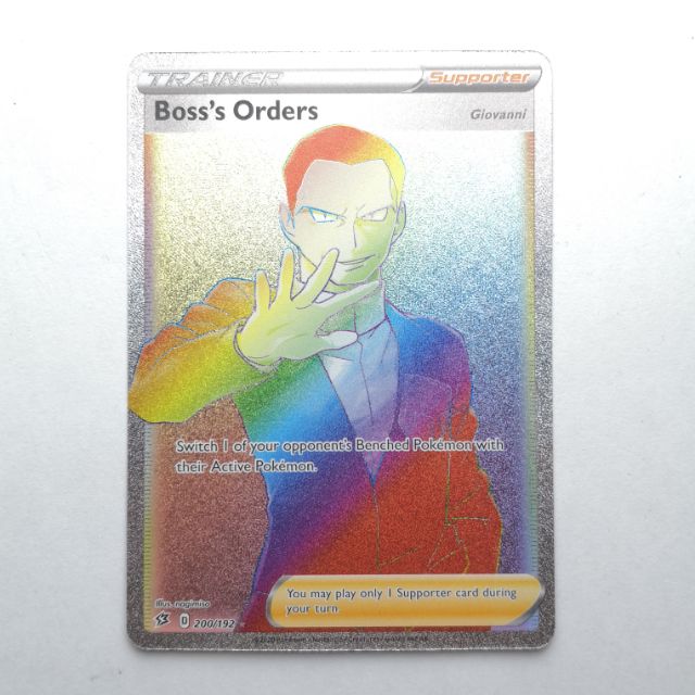 Pokemon Tcg Boss's Orders - 200/192 - Hyper Rare | Shopee Malaysia