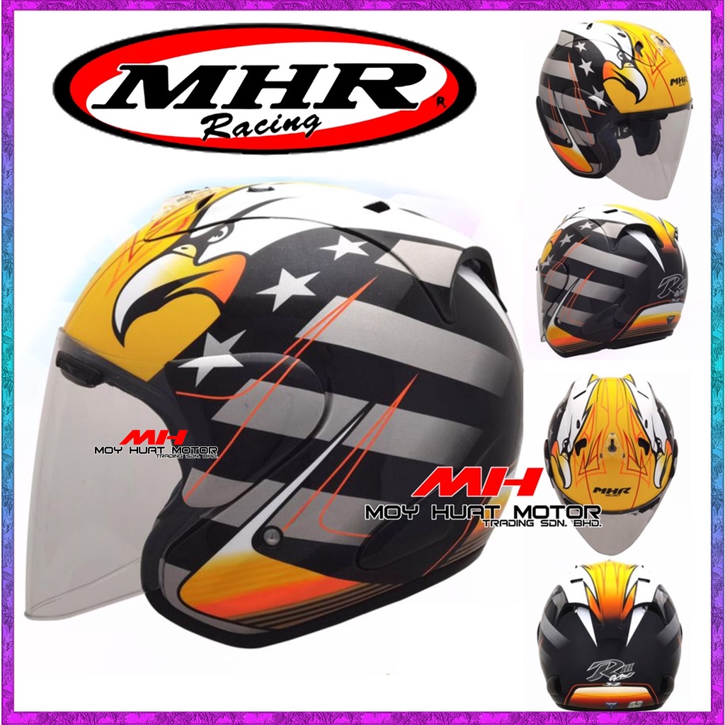 FREE STICKER ORIGINAL MHR KENNY ROBERT HELMET / MHR DESIGN HELMET WITH ...