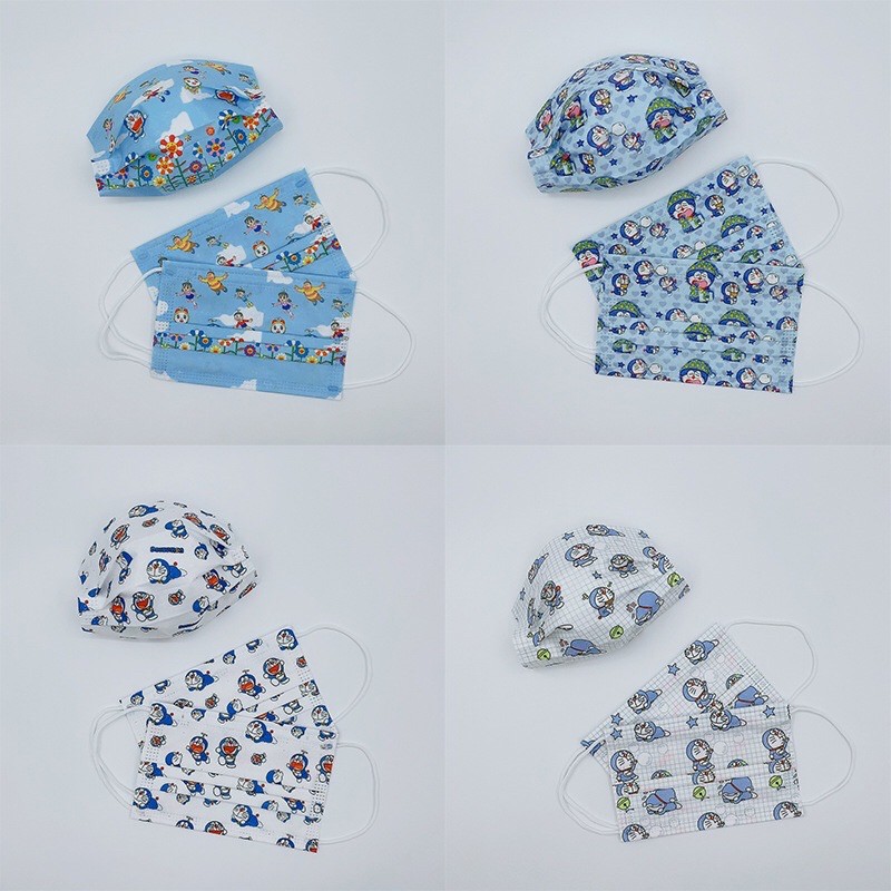Adult & Kids Disposable Mask / 3-Ply Cartoon Face Mask / Doraemon Face ...