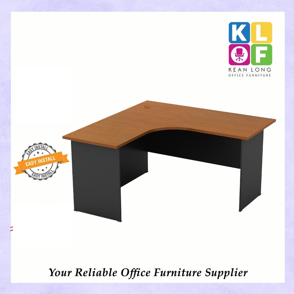 KLOF Superior Compact table / Meja pejabat / L shape / Meja Study ...