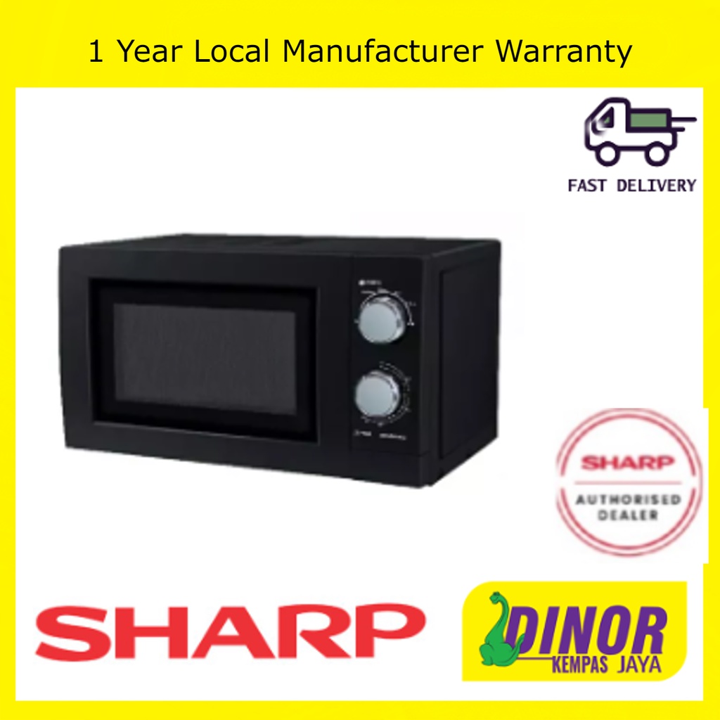 Sharp 800W Digital Microwave Oven R2021GK (20L & Black) | Shopee Malaysia