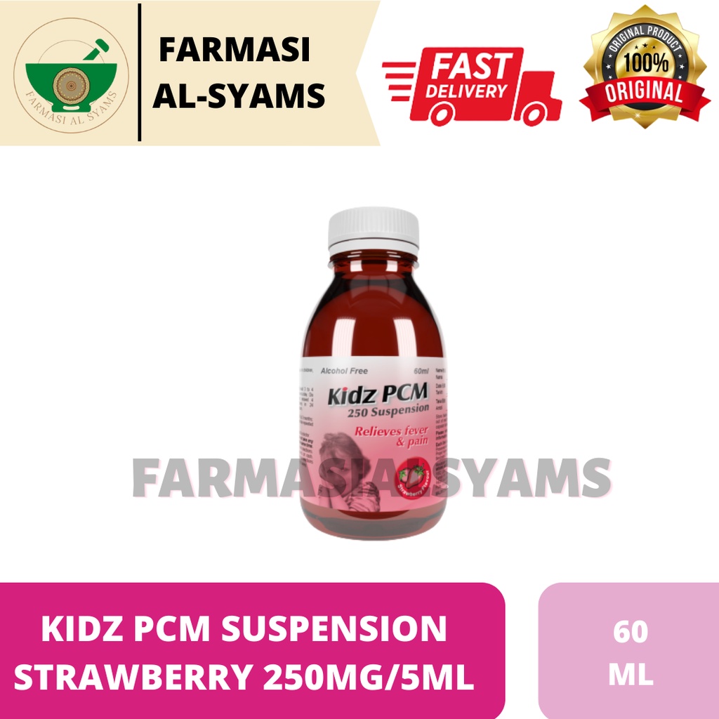WINWA Kidz PCM Paracetamol Syrup 60ml STRAWBERRY FLAVOR | Shopee Malaysia