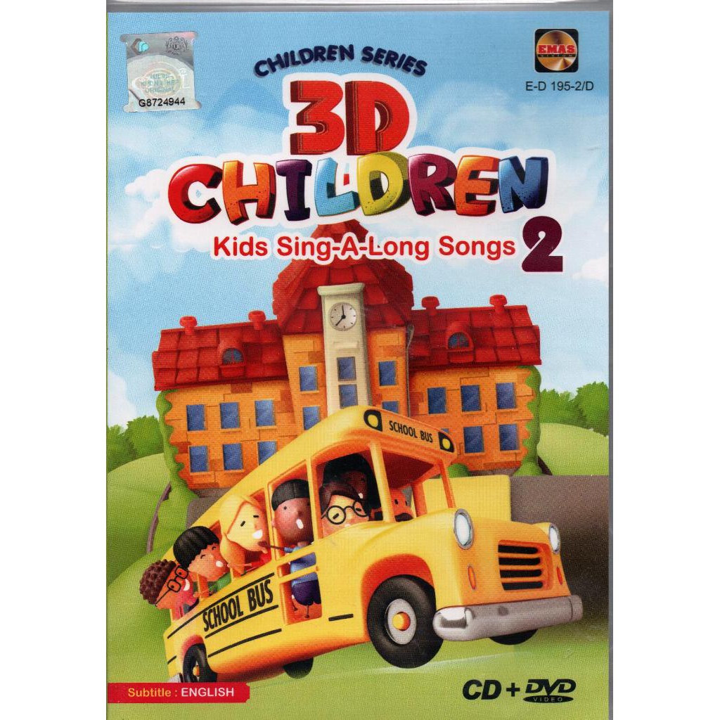 Cocomelon Children Songs CD+DVD 3D Children Kids Sing-A-Long Songs 2 ...