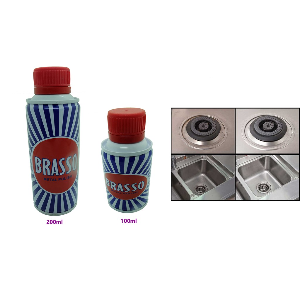 Brasso Liquid Metal Polish Liquid Metal Polish for Cleaning and ...