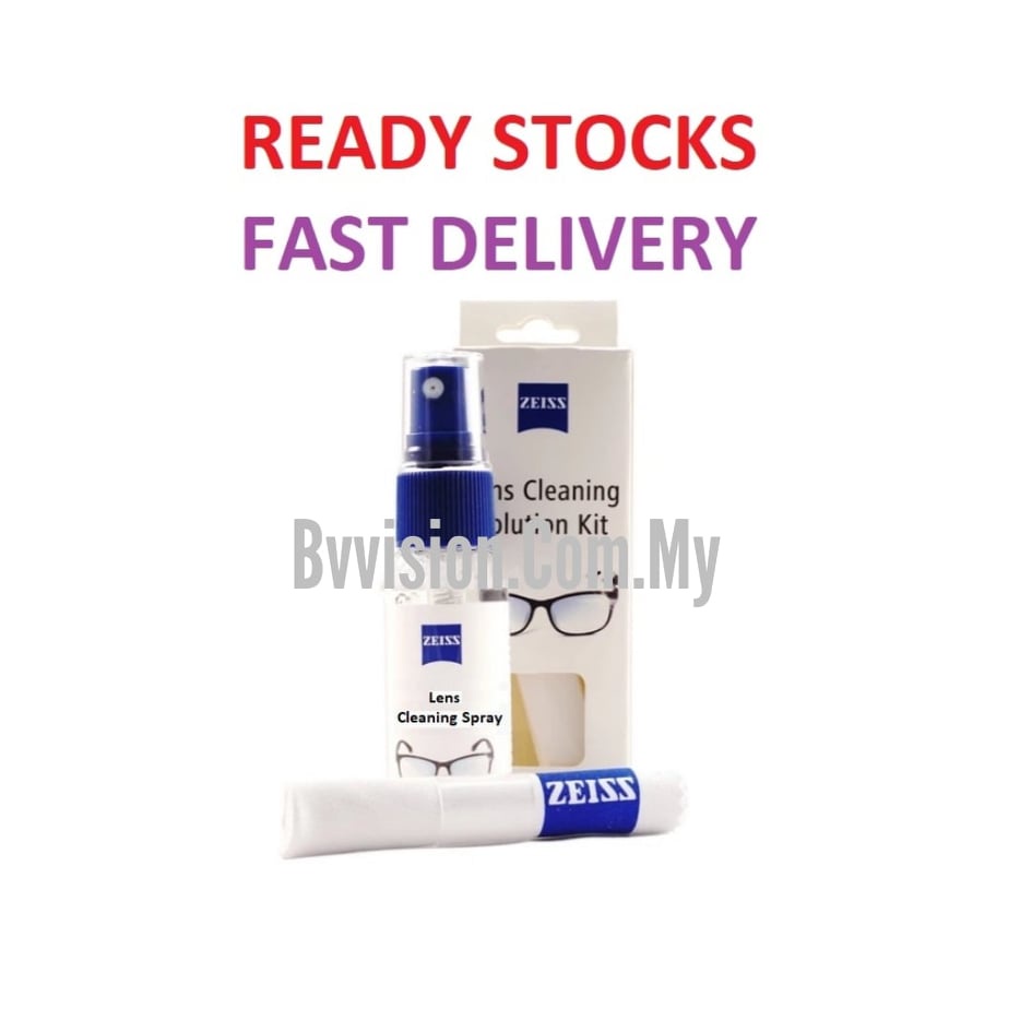 ZEISS Lens Cleaning Spray (30ml Lens Spray + Zeiss Microfibre Cloth ...