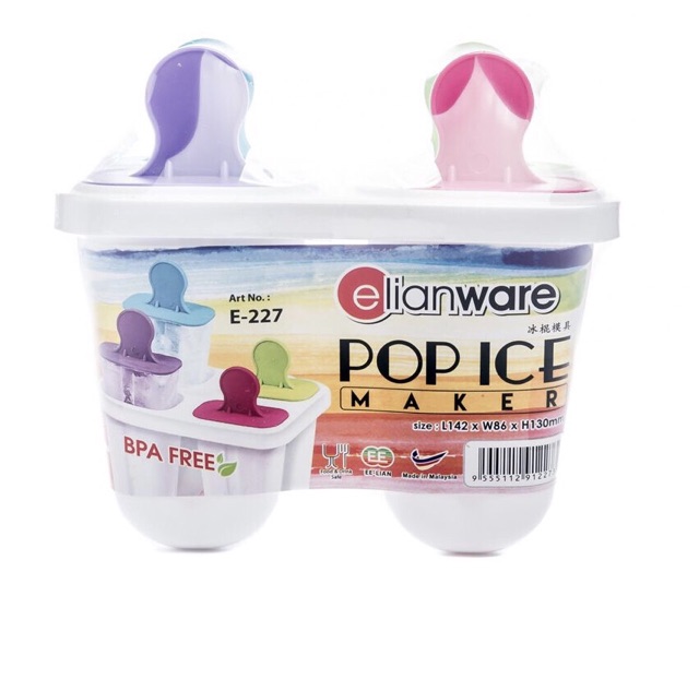 Acuan Buat Ice Cream Colourful Pop Ice Maker Ice Cream Frozen | Shopee ...