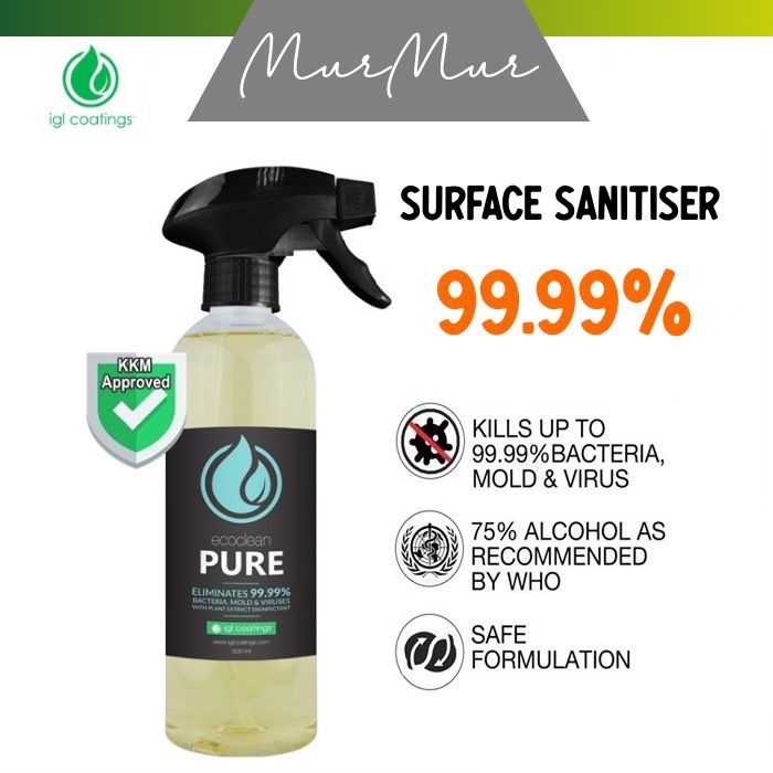 [MurMur] IGL Ecoclean Pure Sprayer | Multipurpose All Surface Sanitizer ...