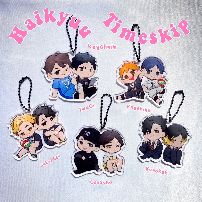 Haikyuu Timeskip keychain by treekawa | Shopee Malaysia